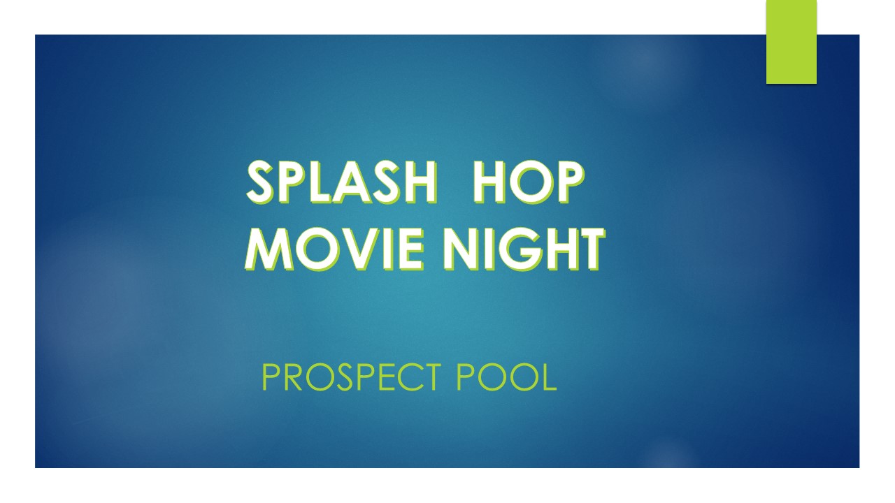 Splash Hop title – Central Blair Recreation Commission